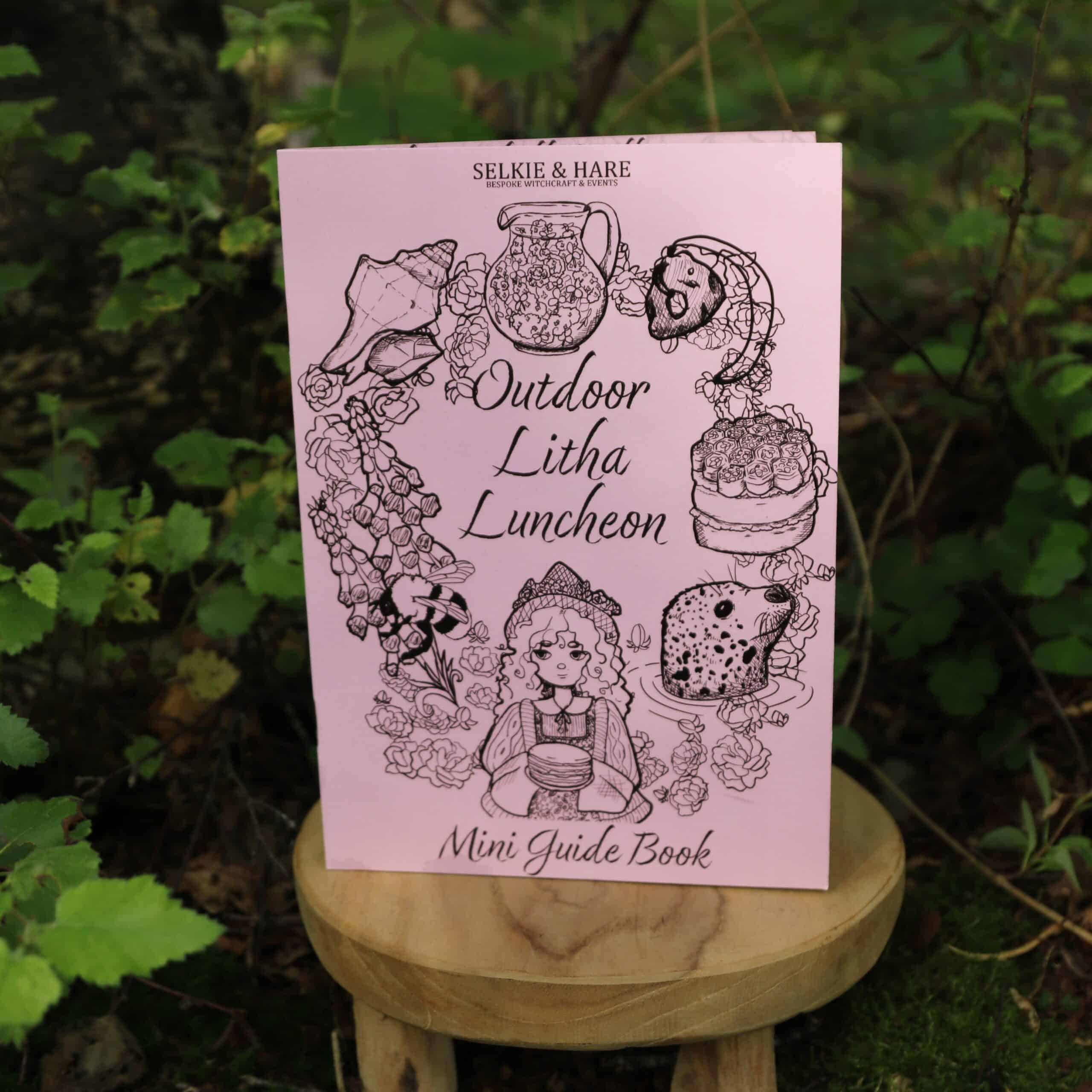 Litha Luncheon Mini Zine - Selkie and Hare